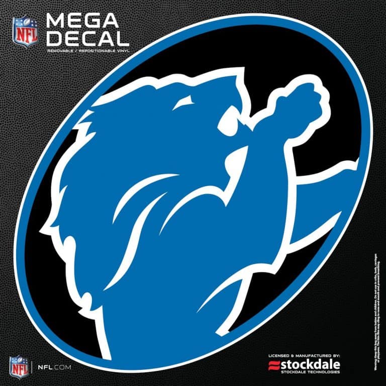 Detroit Lions NFL 12"x12" Mega Decal - Detroit Game Gear