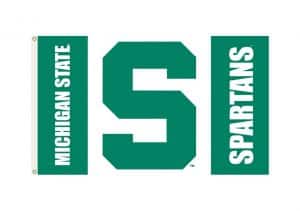 Michigan State Spartans NCAA 3’x5′ Flag - Detroit Game Gear