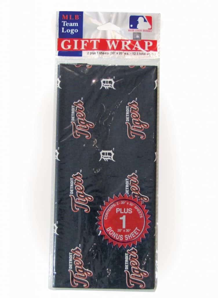 Detroit Tigers Gift Wrap - Detroit Game Gear
