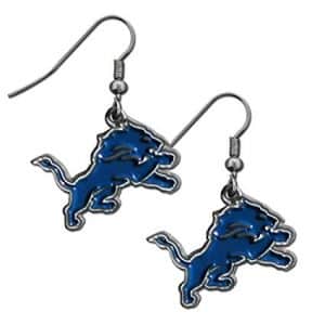 Detroit Lions Dangle Earrings - Detroit Game Gear