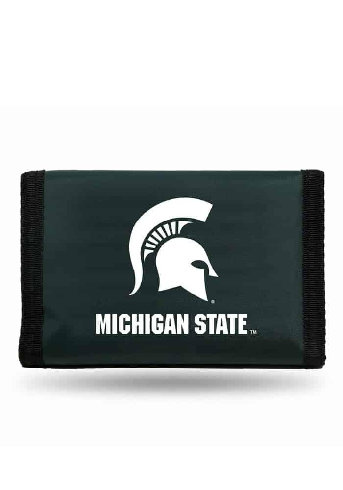 Michigan State Spartans Nylon Trifold Wallet - Detroit Game Gear