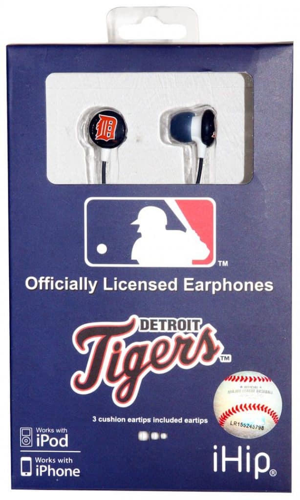 Detroit Tigers MLB Ear Buds - Detroit Game Gear