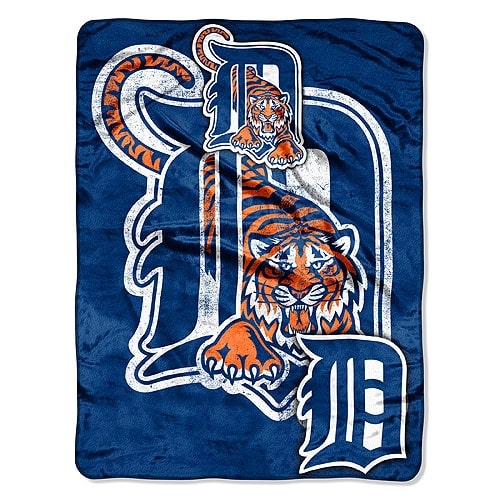 Detroit Tigers MLB 46" x 60" Micro Raschel Throw Blanket - Triple Play ...