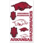 Arkansas Razorbacks Temporary Tattoos - Detroit Game Gear