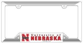 Nebraska Cornhuskers Plastic License Plate Frame - Detroit Game Gear