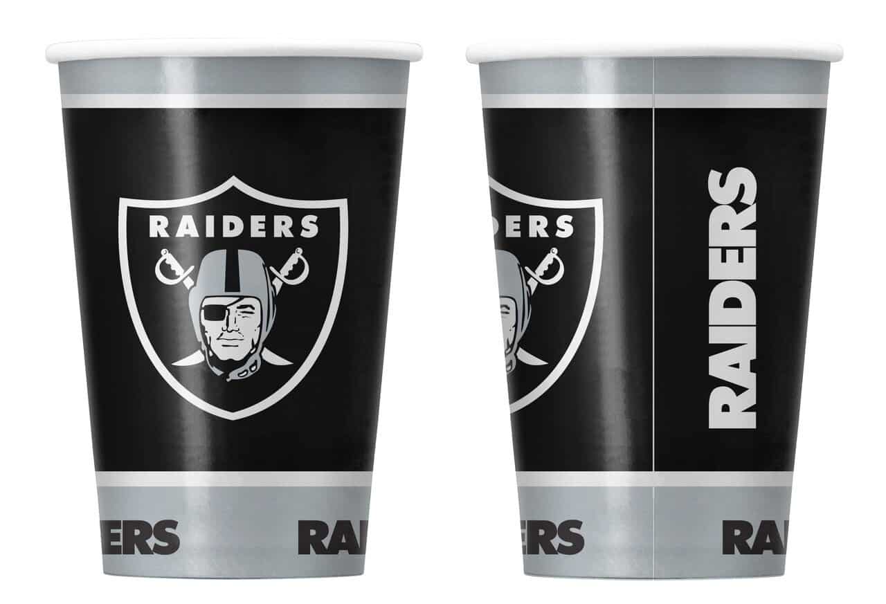 Las Vegas Raiders Disposable Paper Cups - Detroit Game Gear