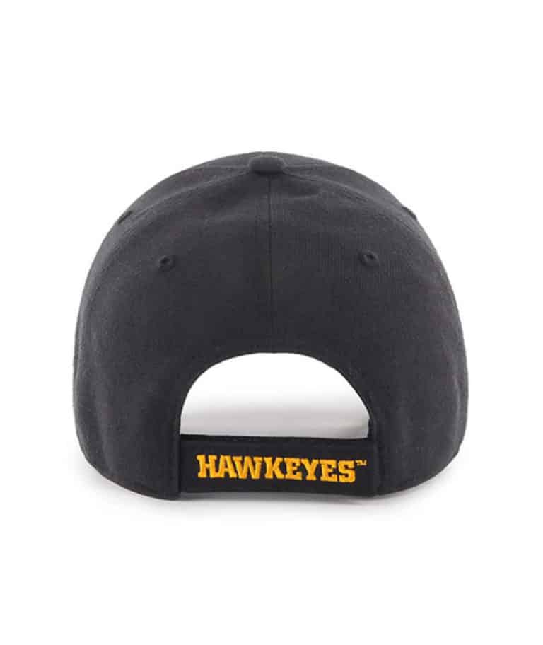 Iowa Hawkeyes 47 Brand Black MVP Adjustable Hat - Detroit Game Gear