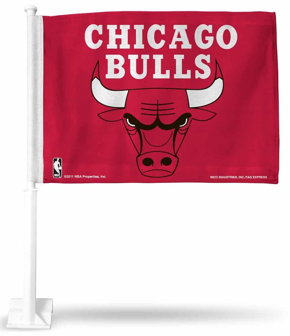 Chicago Bulls Car Flag - Detroit Game Gear