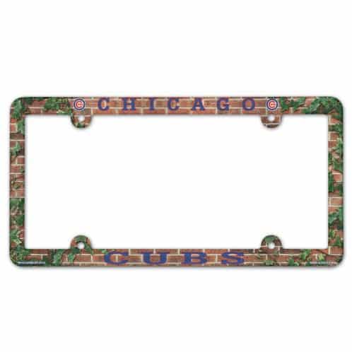 Chicago Cubs License Plate Frame - Full Color - Detroit Game Gear
