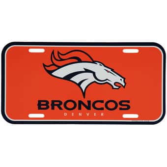 Denver Broncos License Plate - Detroit Game Gear