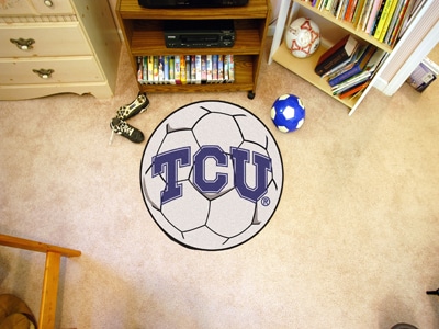 Texas Christian University Soccer Ball Mat - Detroit Game Gear