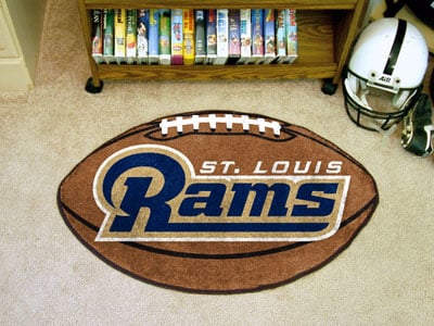 St Louis Rams Football Rug 22"x35" - Detroit Game Gear