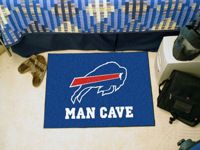 Buffalo Bills Man Cave Starter Rug 19"x30" - Detroit Game Gear