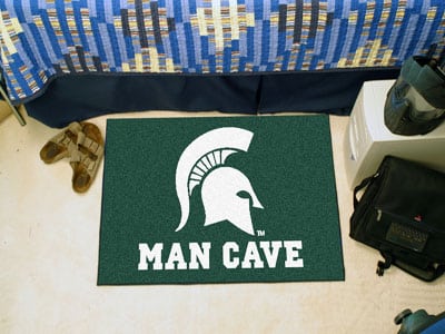 Michigan State University Man Cave Starter Rug 19"x30" - Detroit Game Gear