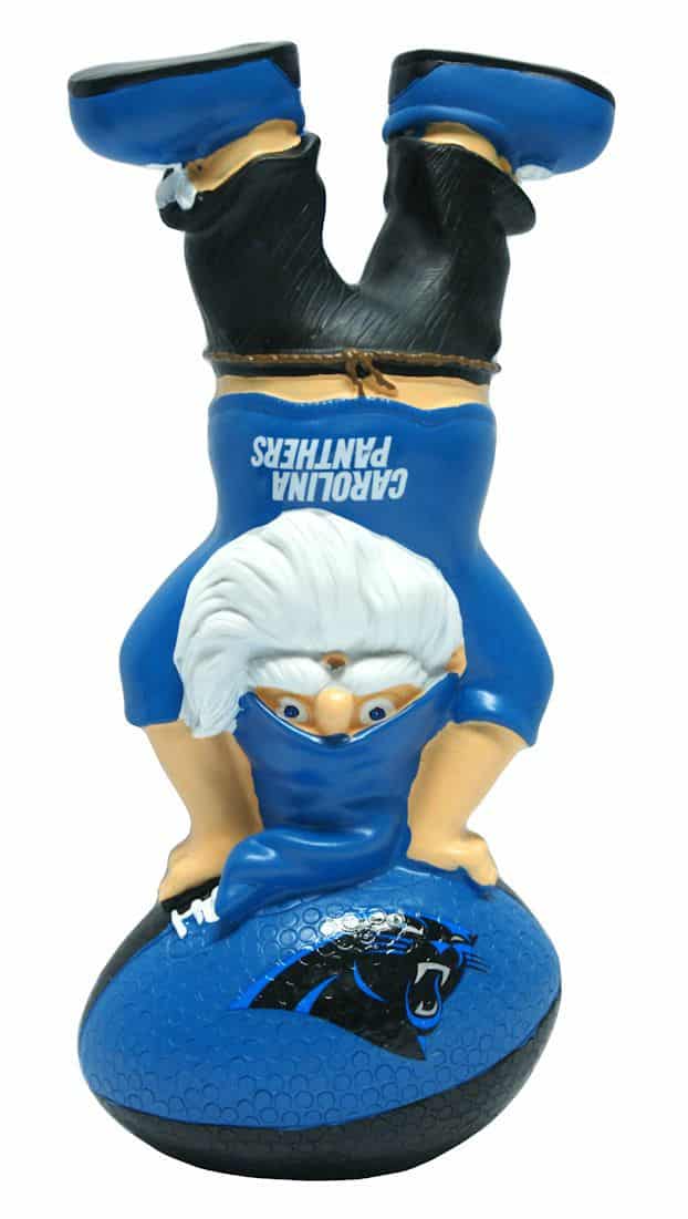 Carolina Panthers Handstand on Football Gnome - Detroit Game Gear