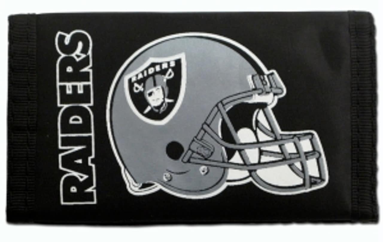 Las Vegas Raiders Nylon Trifold Wallet - Detroit Game Gear