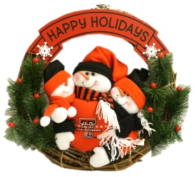 Texas Tech Red Raiders 20" Three Snowmen Football Family Wreath ...