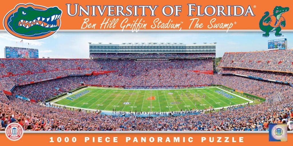 Florida Gators Panoramic Stadium Puzzle - Detroit Game Gear