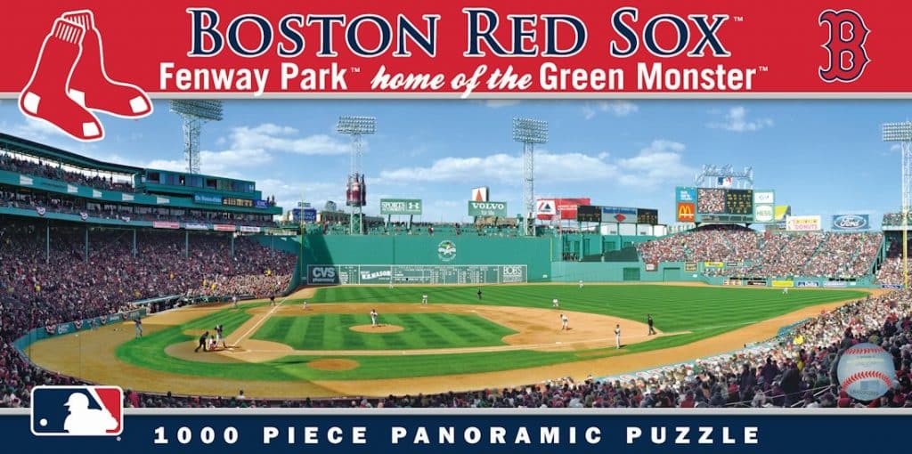 Boston Red Sox Panoramic Stadium Puzzle - Detroit Game Gear