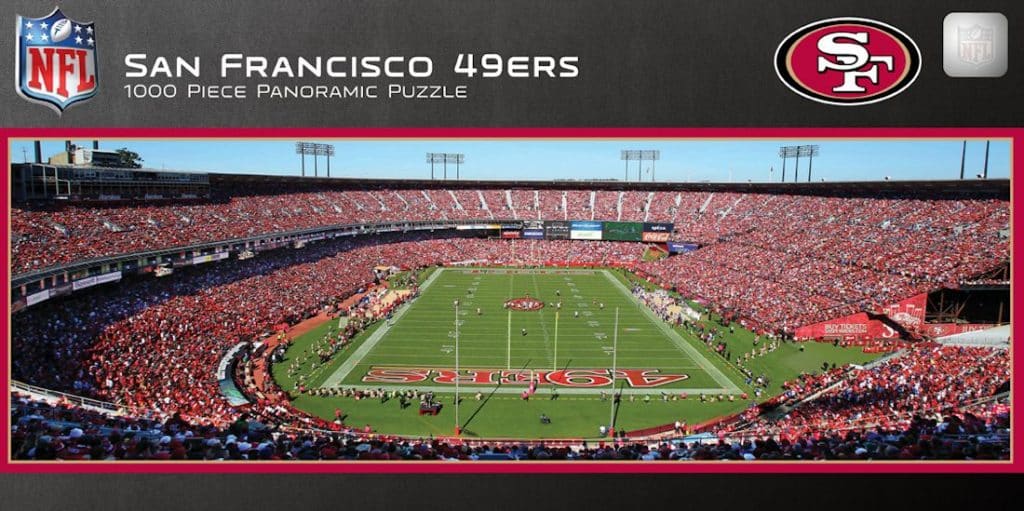 San Francisco 49ers Panoramic Stadium Puzzle - Detroit Game Gear