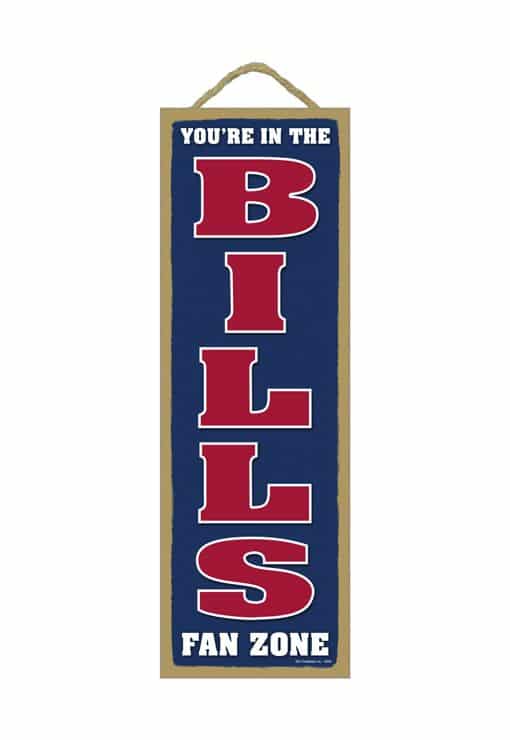 Buffalo Bills Fan Zone Wood Sign - Detroit Game Gear