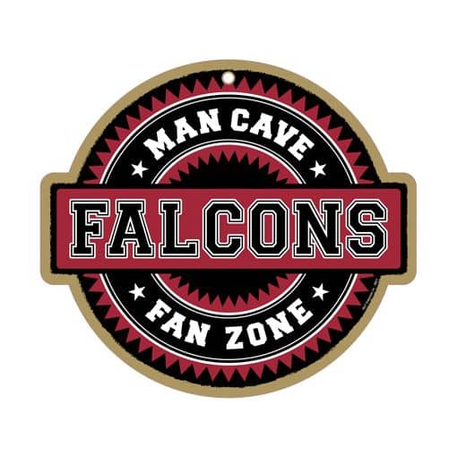 Atlanta Falcons Man Cave Fan Zone Wood Sign - Detroit Game Gear