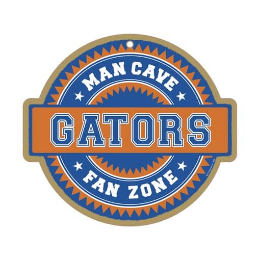 Florida Gators Man Cave Fan Zone Wood Sign - Detroit Game Gear
