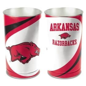 Arkansas Razorbacks 15" Waste Basket - Detroit Game Gear