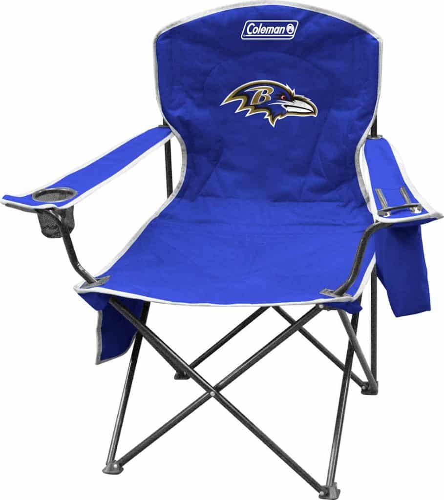 Baltimore Ravens XL Cooler Quad Chair - Detroit Game Gear