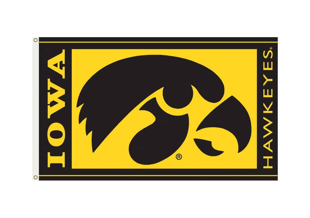 Iowa Hawkeyes 3'x5' Flag - Detroit Game Gear