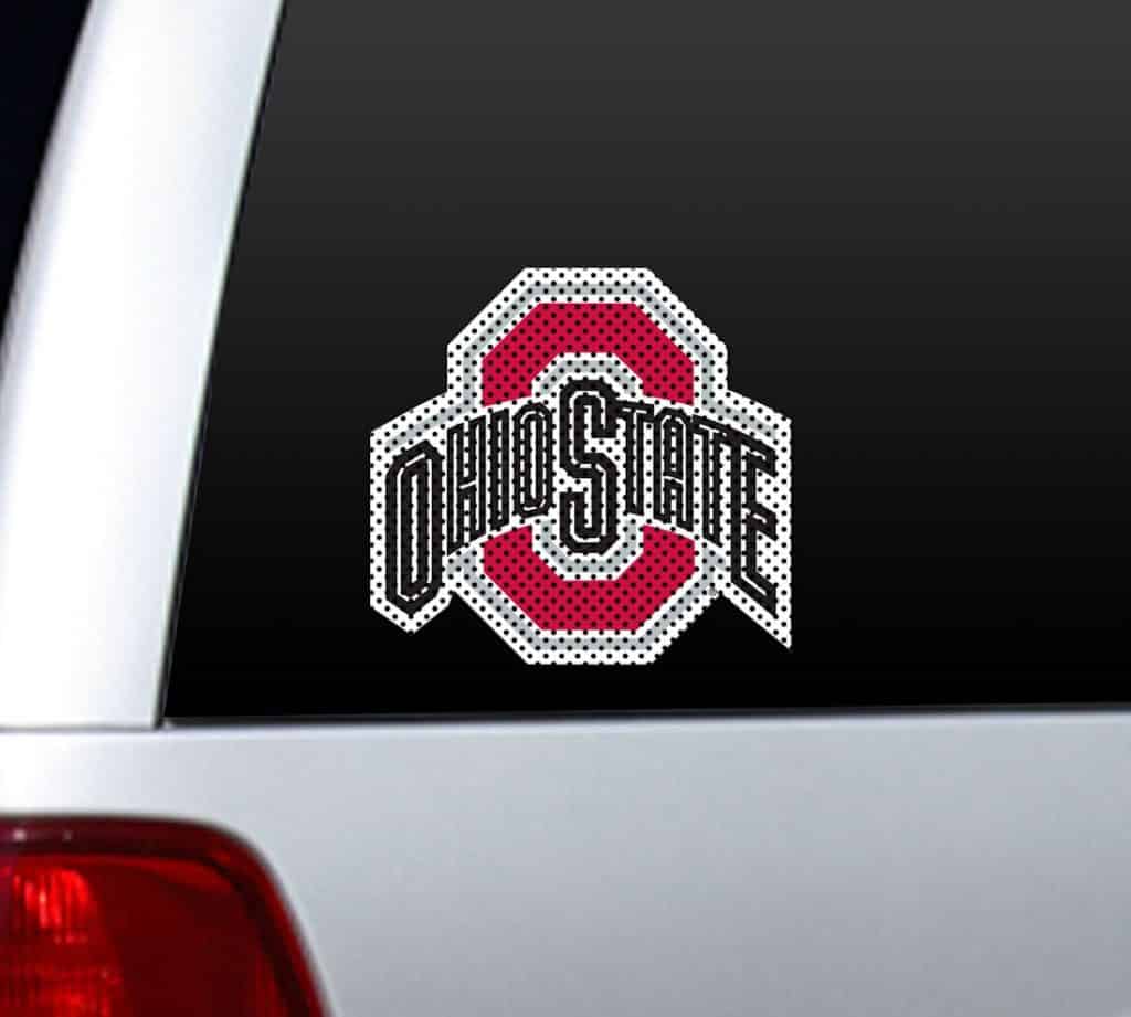 Ohio State Buckeyes Die-Cut Window Film - Large - Detroit Game Gear