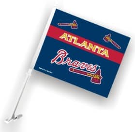 Atlanta Braves Car Flag - Detroit Game Gear