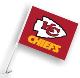 Kansas City Chiefs Car Flag - Detroit Game Gear