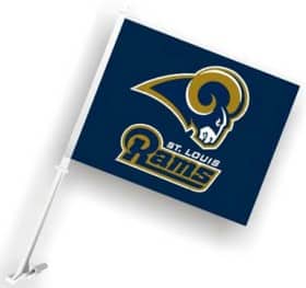 St. Louis Rams Car Flag - Detroit Game Gear