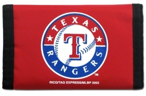 Texas Rangers Nylon Trifold Wallet - Detroit Game Gear