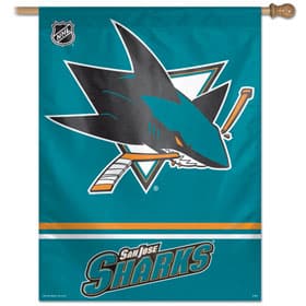 San Jose Sharks 27"x37" Banner - Detroit Game Gear