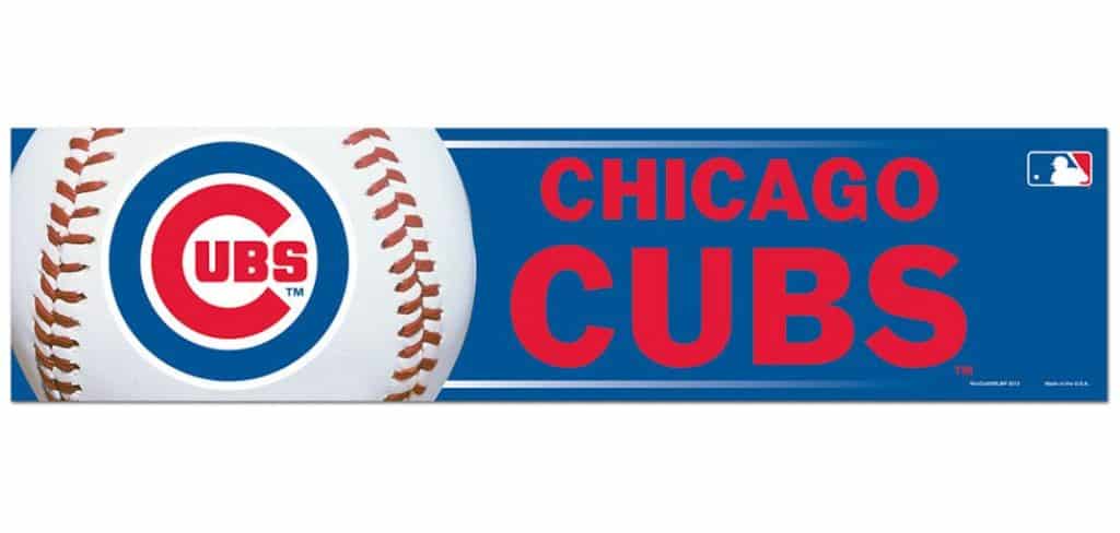 Chicago Cubs Bumper Sticker - Detroit Game Gear