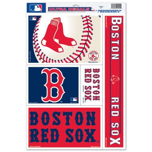 Boston Red Sox 11"x17" Ultra Decal Sheet - Detroit Game Gear