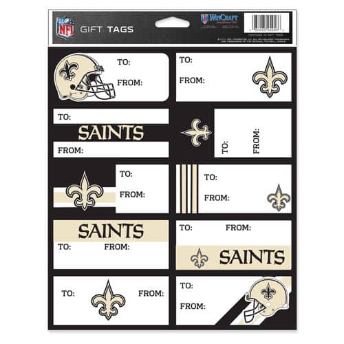 New Orleans Saints Gift Tags - Detroit Game Gear