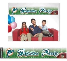 Miami Dolphins Party Banner - Detroit Game Gear