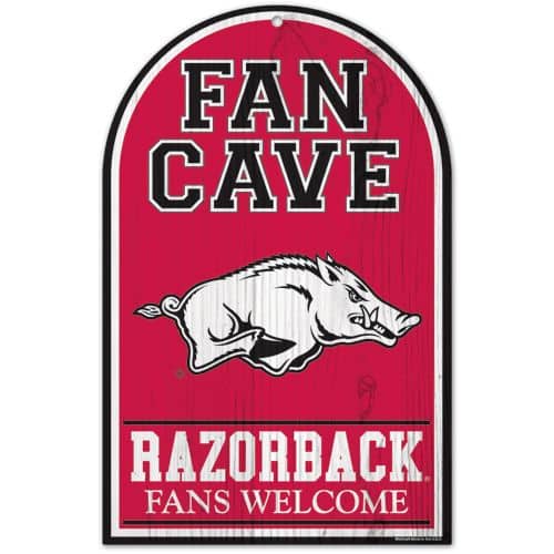 Arkansas Razorbacks Wood Sign - Detroit Game Gear