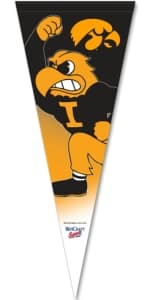 Iowa Hawkeyes Premium Pennant - Mascot Style - Detroit Game Gear