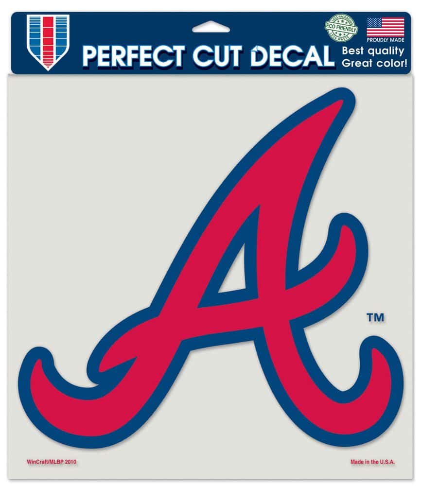 Atlanta Braves Die-Cut Decal - 8"x8" Color - Detroit Game Gear
