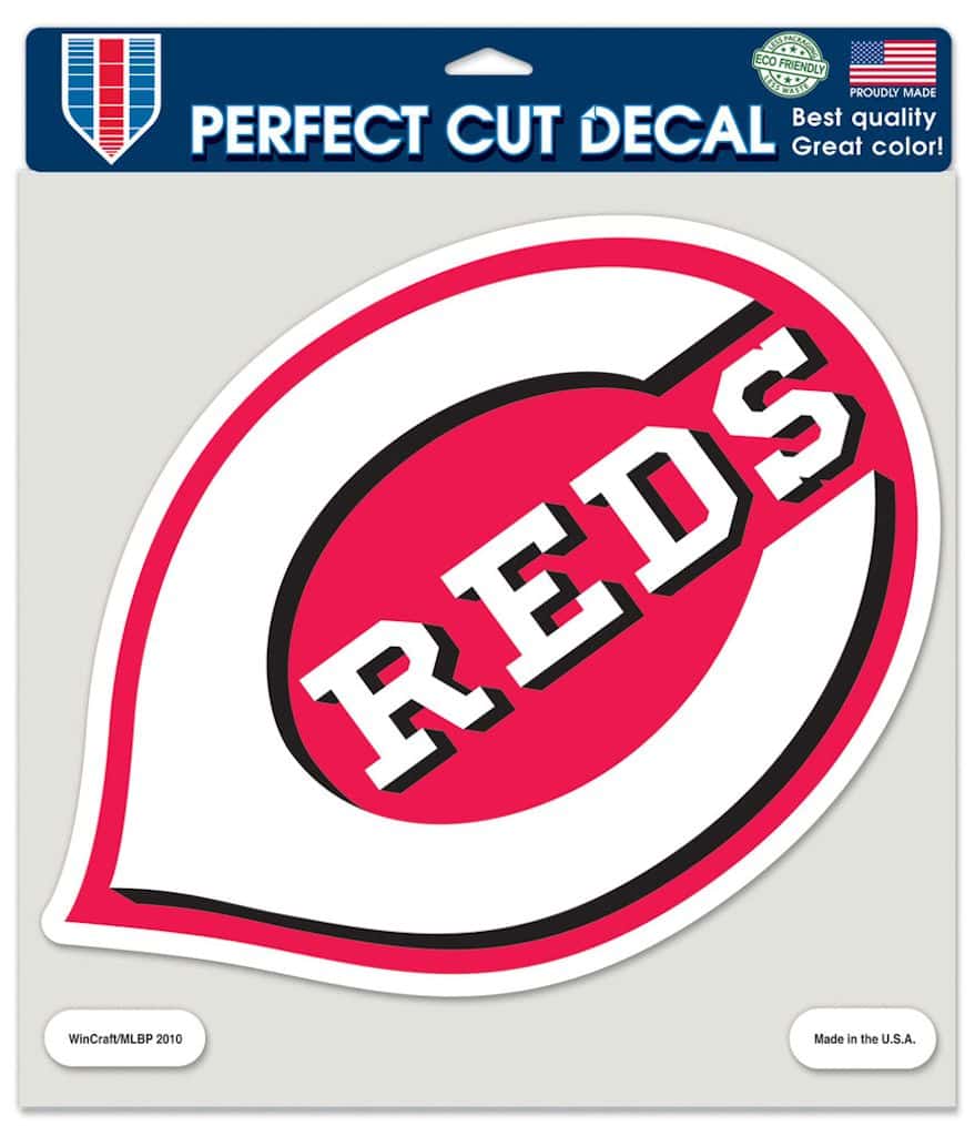 Cincinnati Reds Die-Cut Decal - 8"x8" Color - Detroit Game Gear