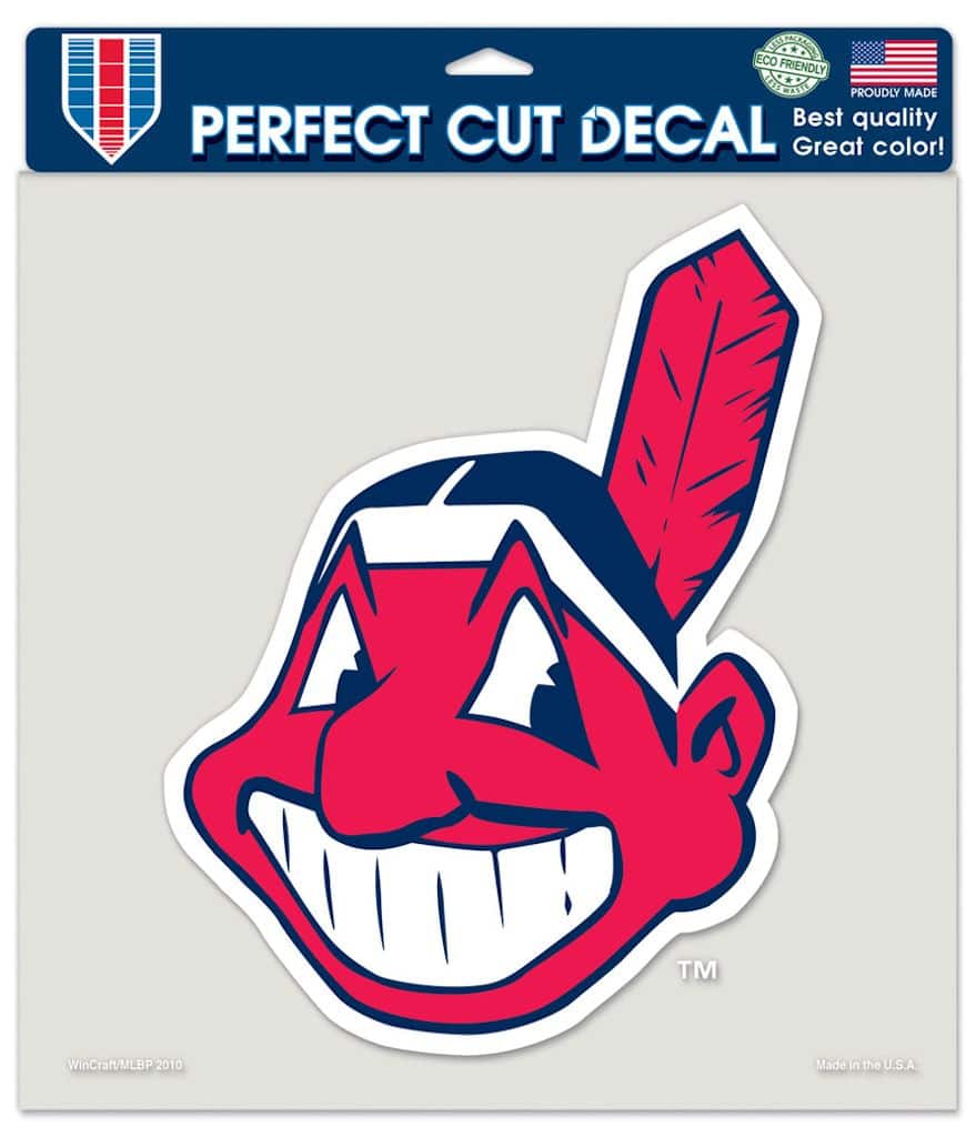 Cleveland Indians Die-Cut Decal - 8"x8" Color - Detroit Game Gear