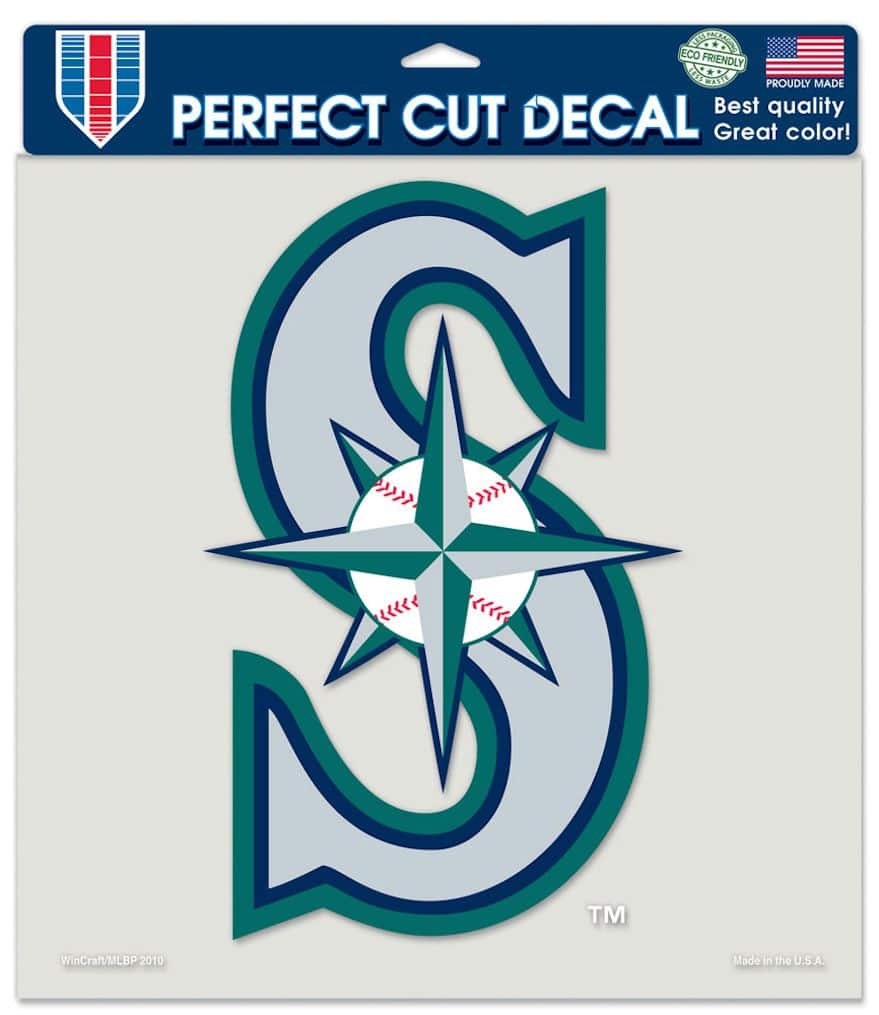Seattle Mariners Die-Cut Decal - 8"x8" Color - Detroit Game Gear