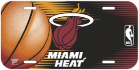 Miami Heat License Plate - Detroit Game Gear