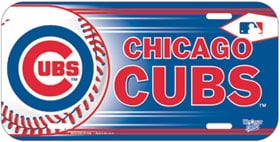 Chicago Cubs License Plate - Detroit Game Gear