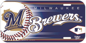 Milwaukee Brewers License Plate - Detroit Game Gear