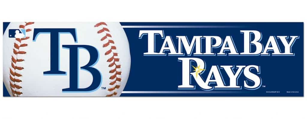Tampa Bay Rays Bumper Sticker - Detroit Game Gear